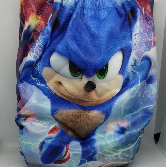 Hand Crafted | Other | Sonic The Hedgehog Cloth Diaper | Poshmark